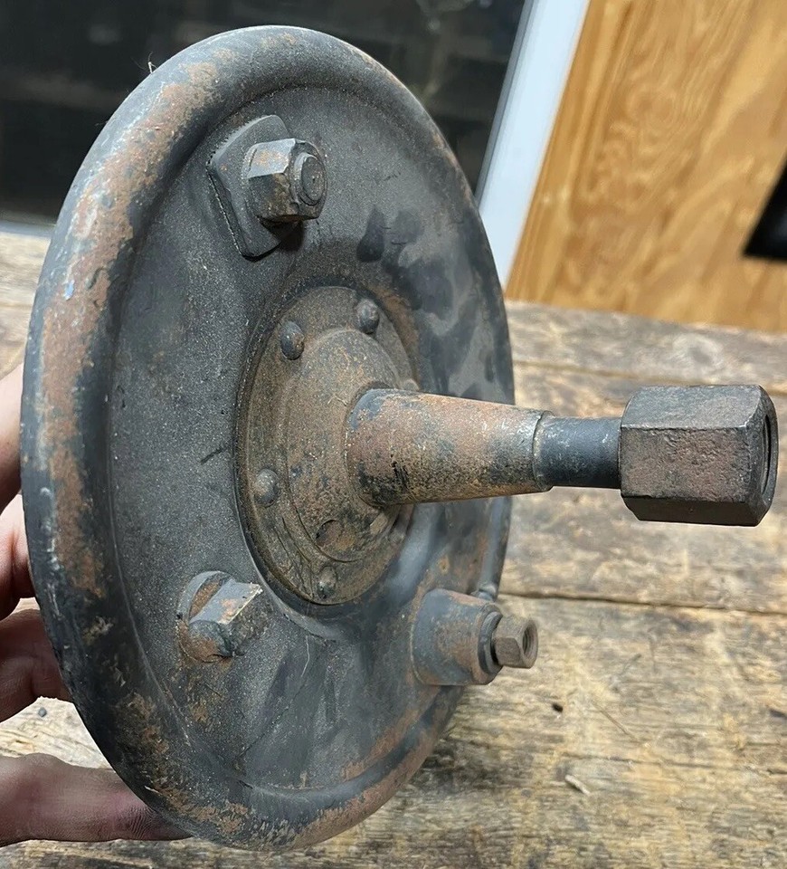 Harley Knucklehead Panhead Flathead Sidecar Brake Backing Plate Axle | eBay