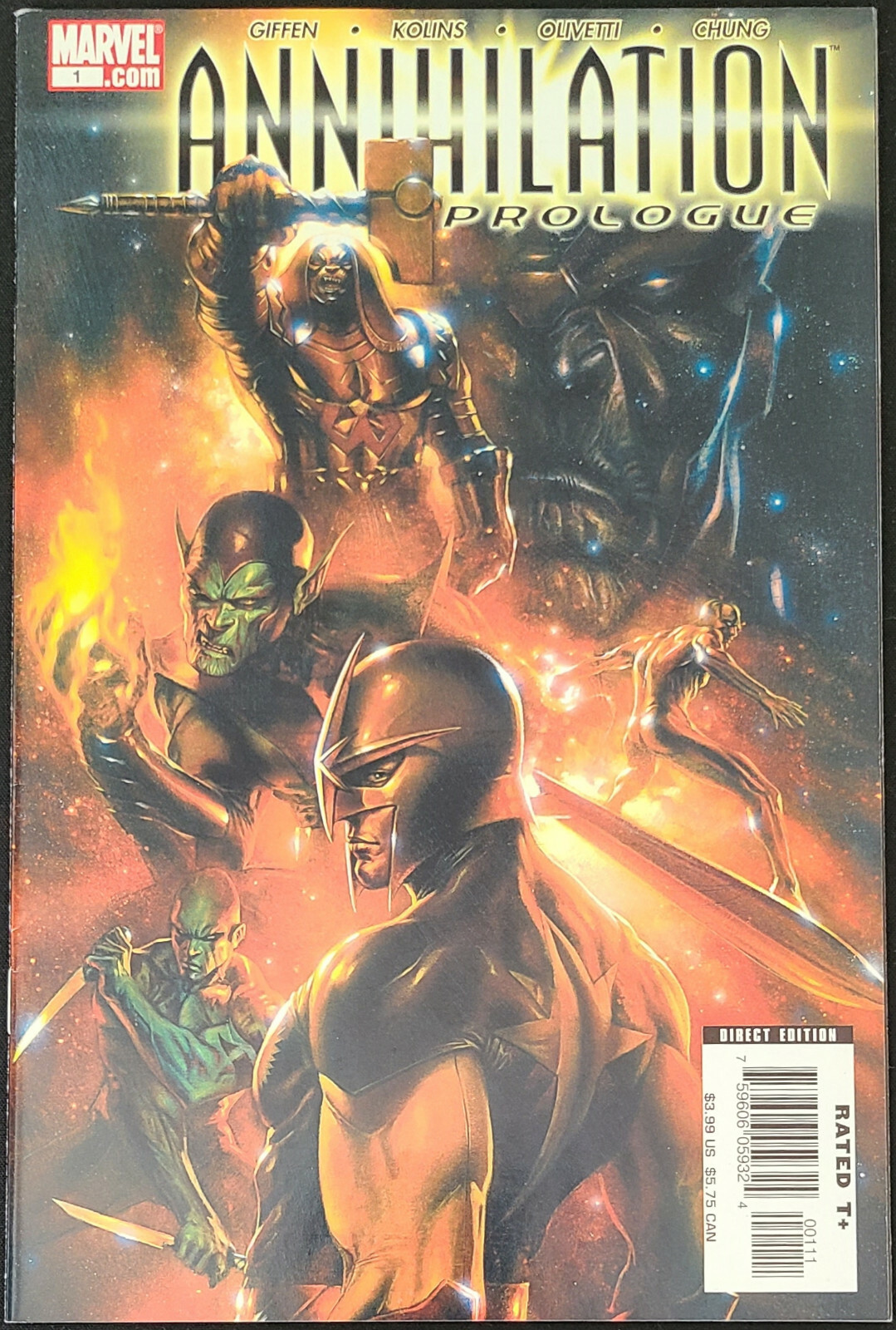 Marvel ANNIHILATION PROLOGUE #1 (May 2006) Keith Giffen Scott Kolins ...