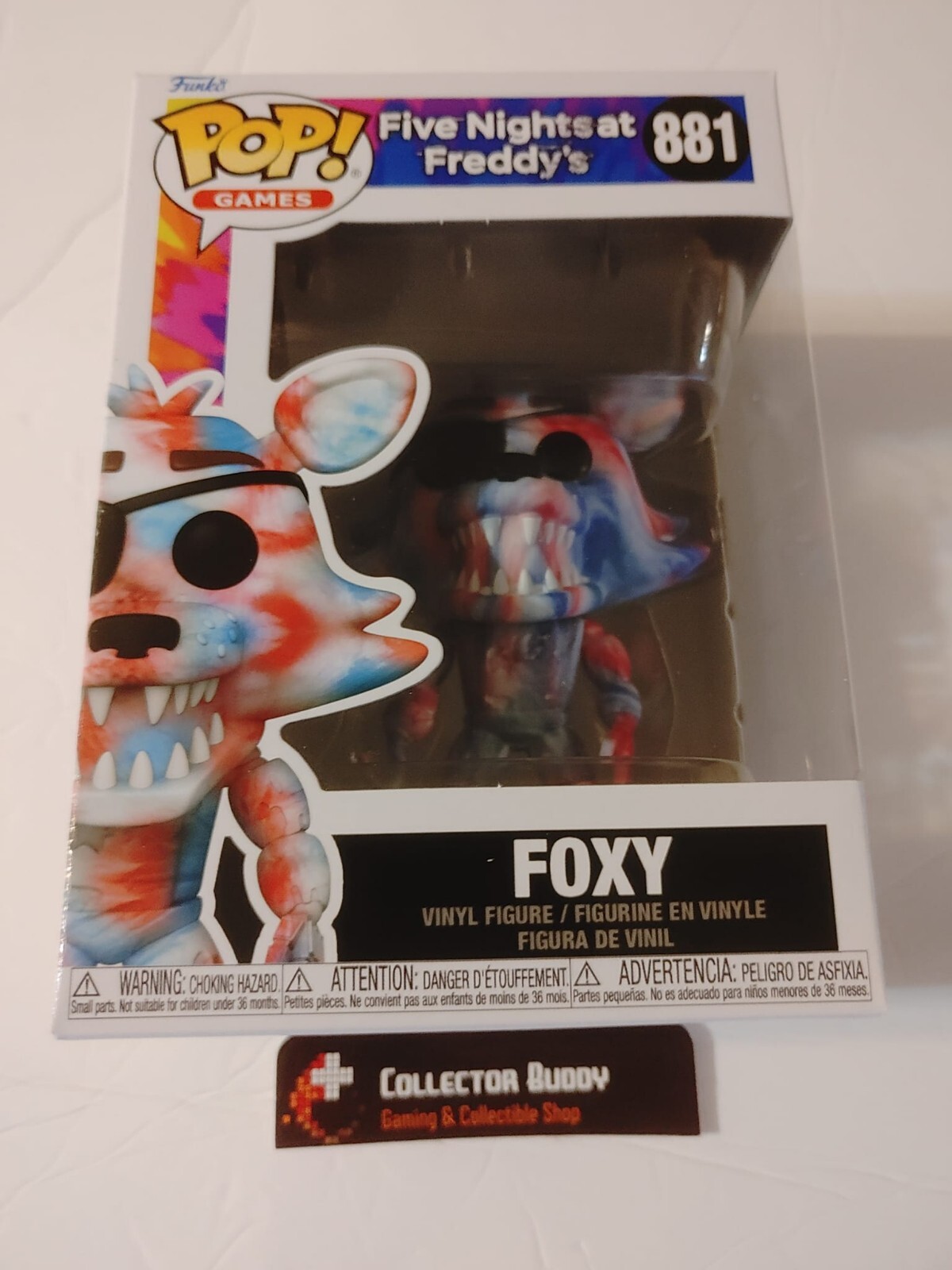 Foxy Funko Pop! Games 881 Five Nights at Freddy's Tie-dyed FNAF Pop ...