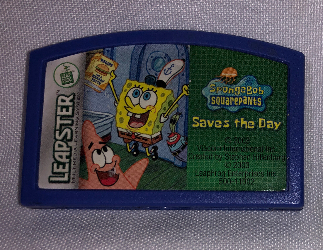 LeapFrog Leapster Game - SPONGEBOB SQUAREPANTS SAVES THE DAY ...