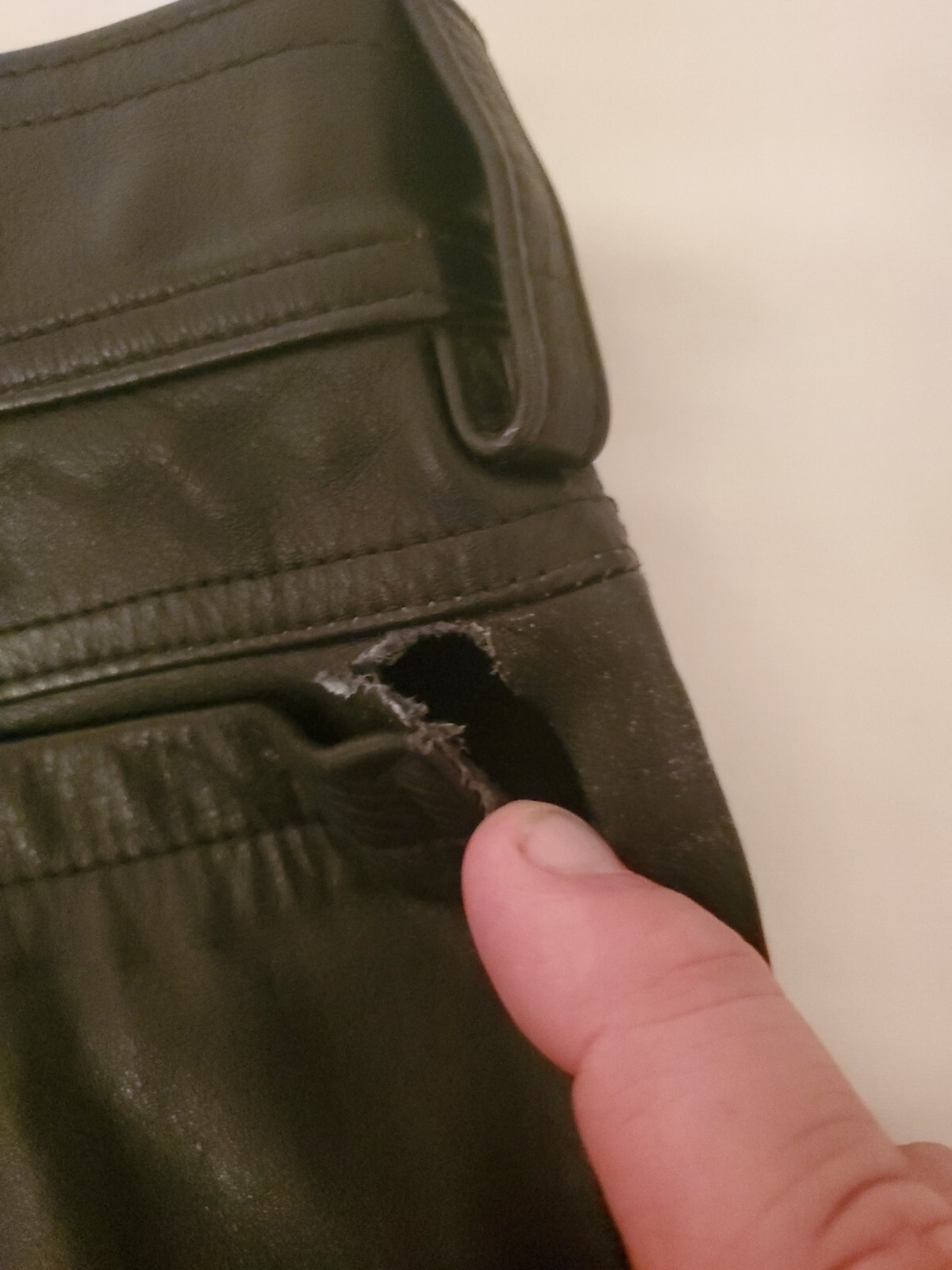 Rob Amsterdam Mens Leather Pants 30 x 32 vintage - Gem