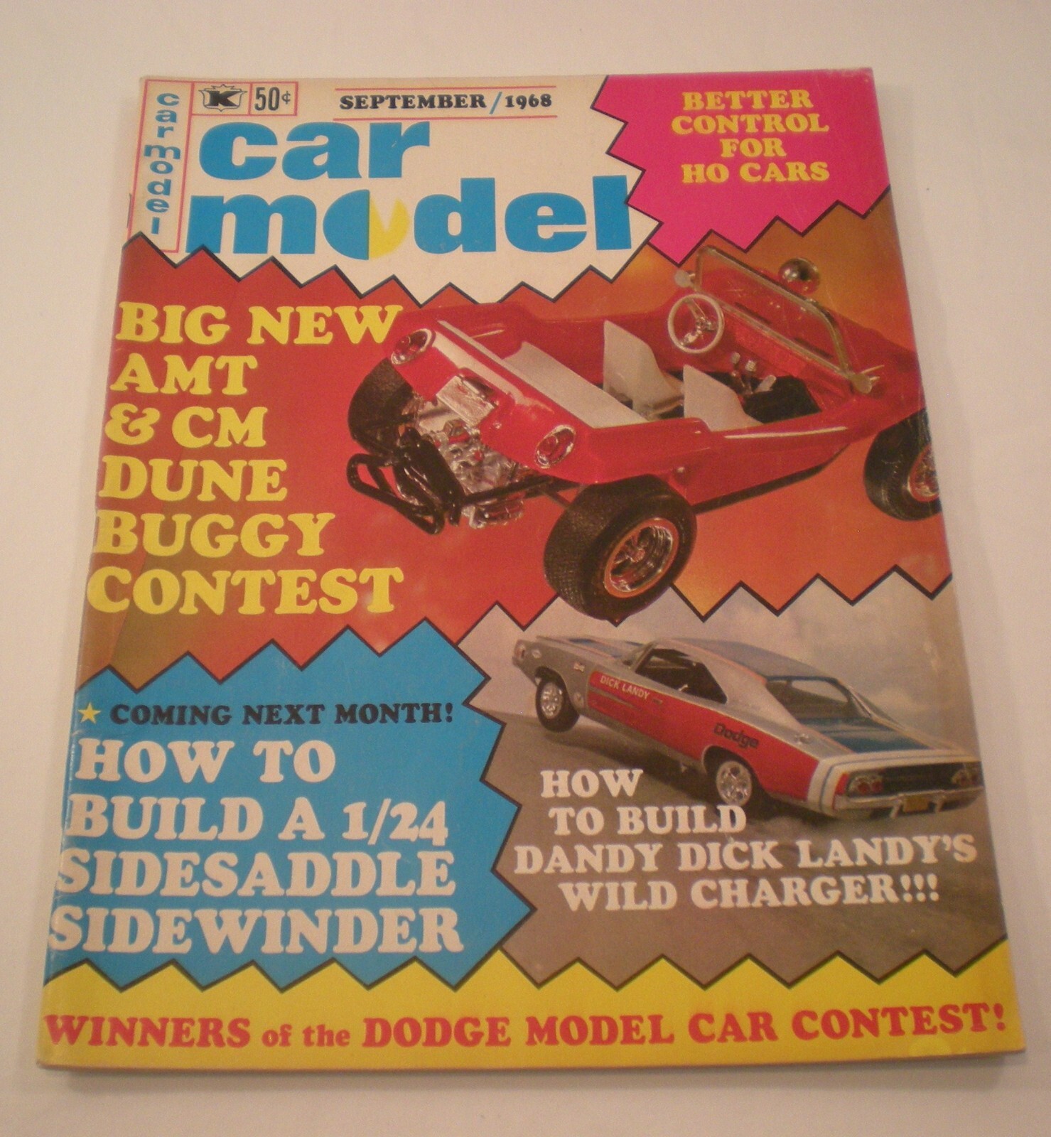 Car Model magazine Models Slot Cars September 1968 | eBay