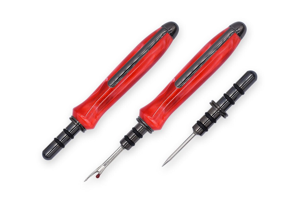 Seam Ripper Stiletto Kit Turning Kit Woodturning Project Gold or Chrome ...