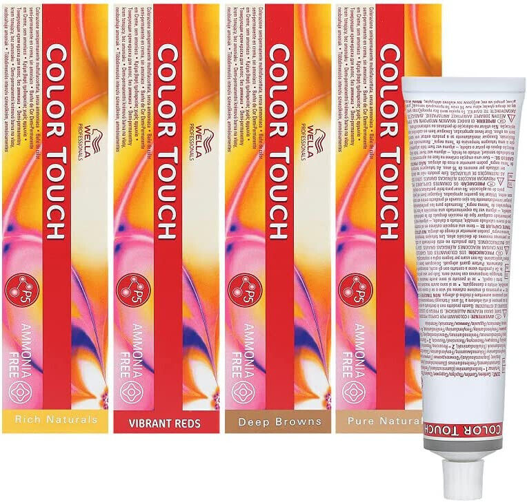 Wella Colour Touch and Colour Touch Plus 60ml Hair Dye Tint FULL RANGE ...