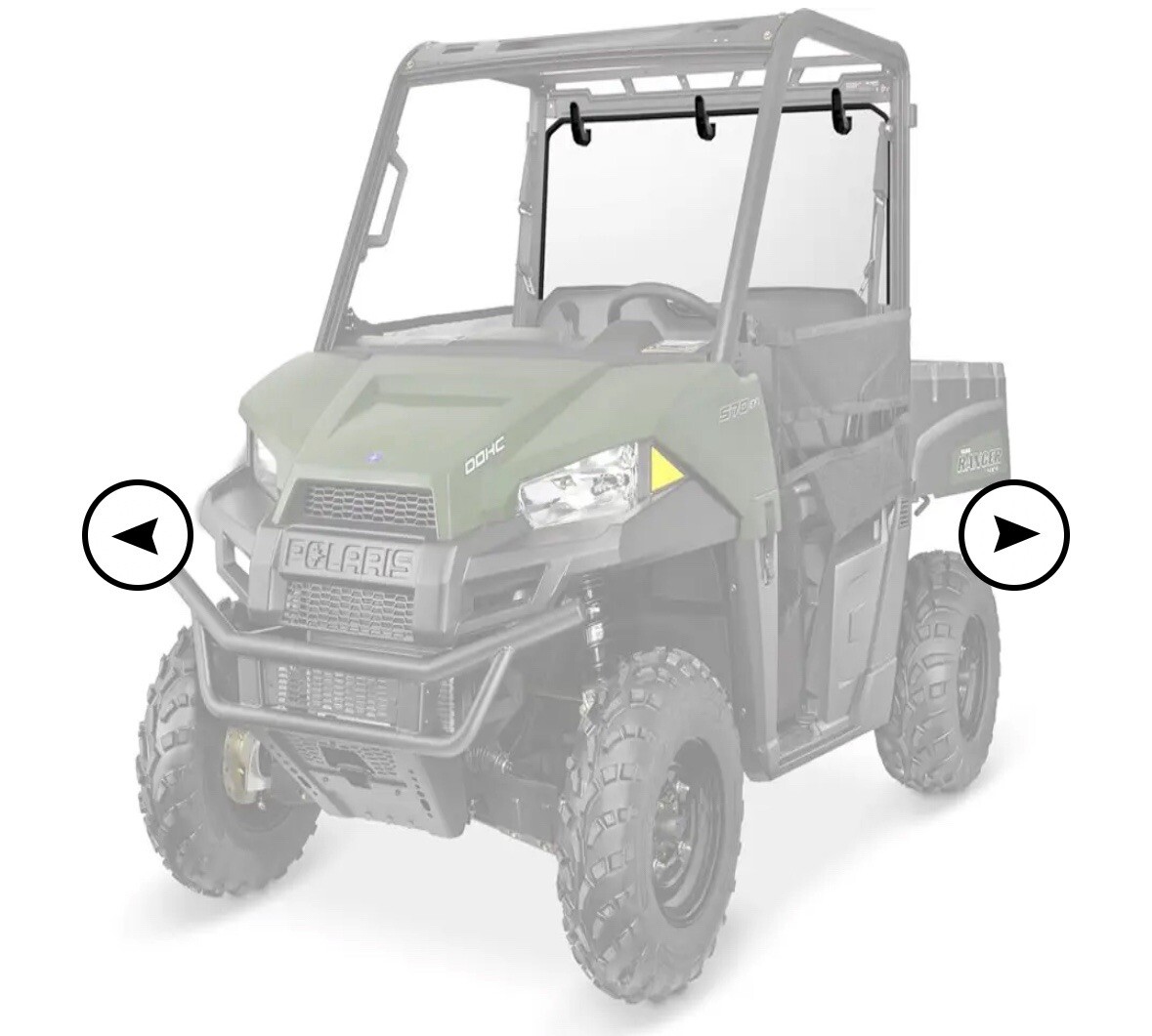 OEM Polaris Ranger Rear Poly Panel 2879812 for sale online | eBay