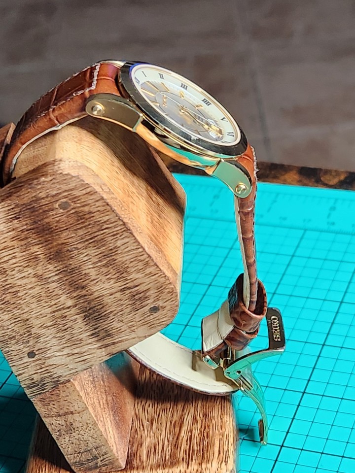 MEN'S WRIST WATCH SEIKO PREMIER PERPETUAL CALENDAR 6A32-00R0, 10BAR W.R ...