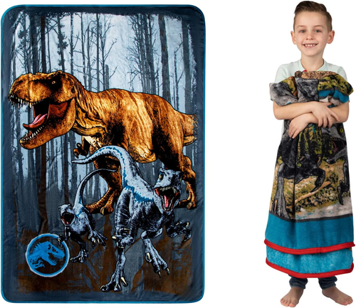 Jurassic World Dominion Blue Velociraptor and Rexy T-Rex Super Soft ...
