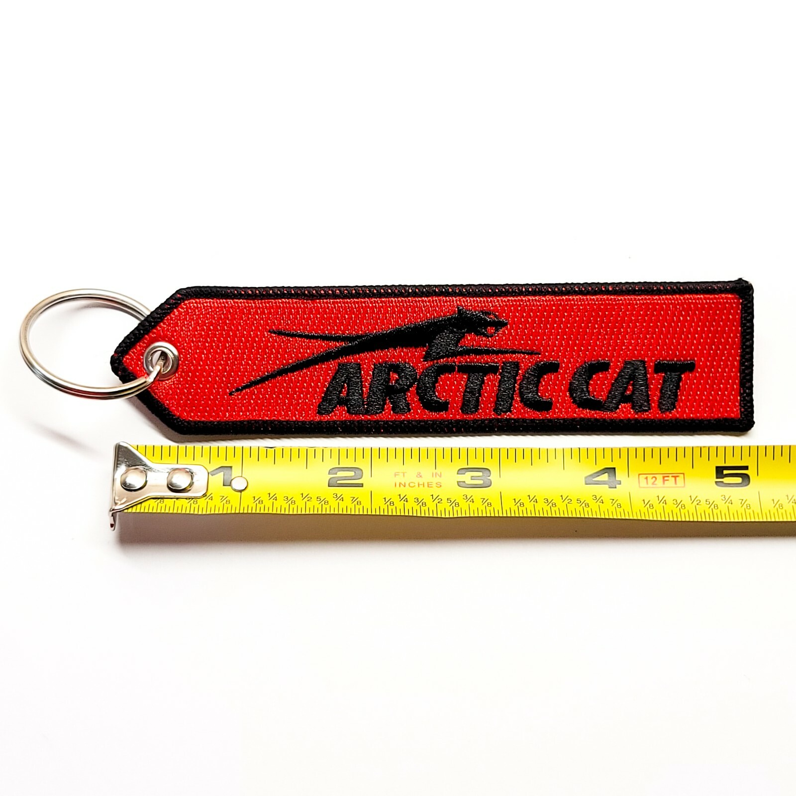 Arctic Cat Keychain Snowmobile Fabric Logo Keychain Outdoor Keychain | eBay