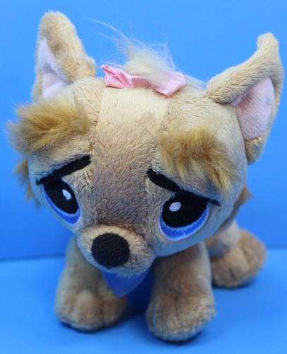 Rescue Pets Sad Puppy Dog Plush My ePets.com Tan w/Blue Eyes Blue Heart ...