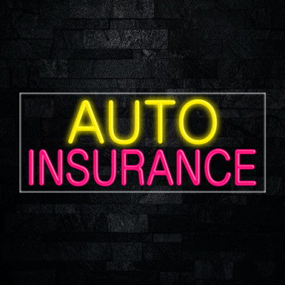 Auto Insurance LED Neon Sign 30"L x 12"H #30012 | eBay