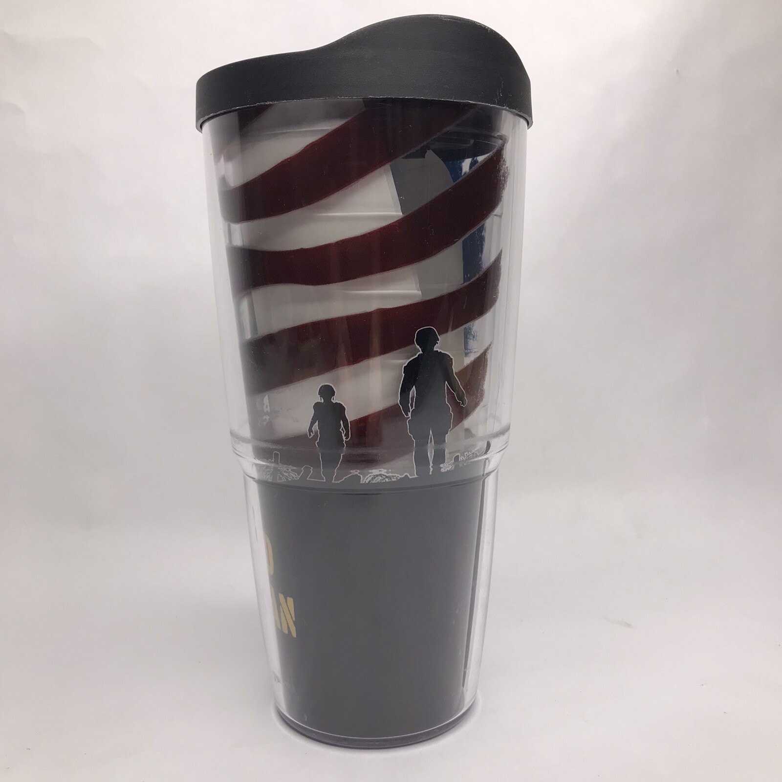 Tervis Tumbler 24 oz Proud Veteran Flag Background Soldier Silhouettes ...