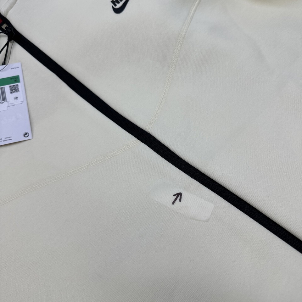 Nike Tech Fleece Windrunner Full-Zip Hoodie Coconut Milk FB7921-113 Men ...