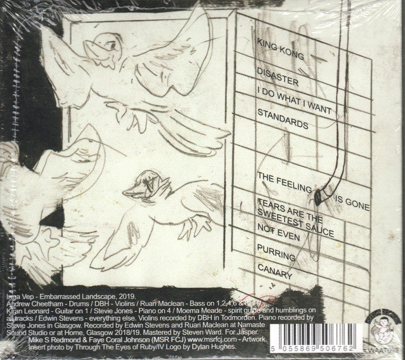 Irma Vep Embarrassed Landscape CD Europe Gringo 2020 in g'fold card ...