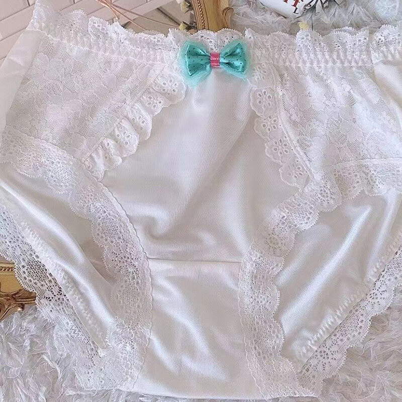 New Japanese Princess Lady Girls Bow Panties Briefs Sweet Cute School ...