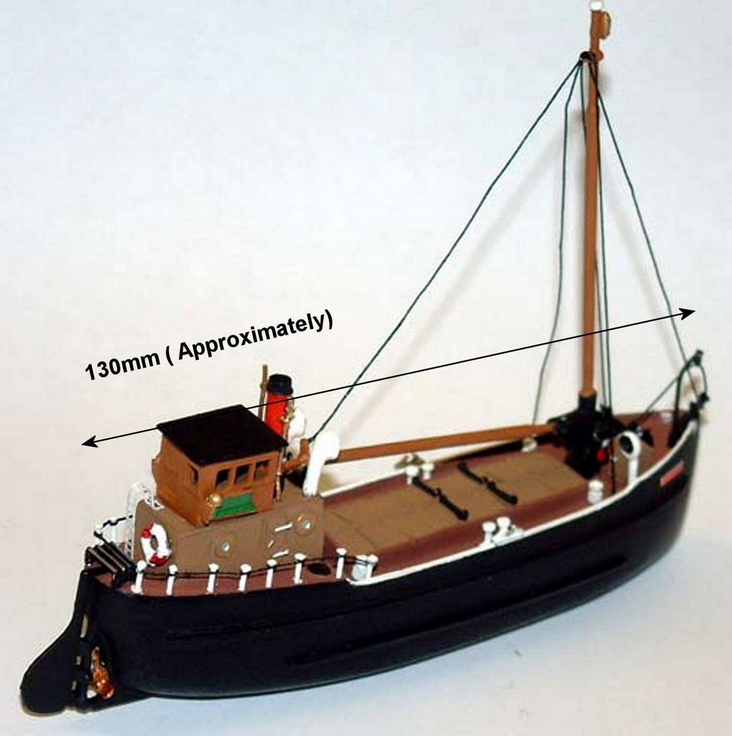 70ft Steam Coaster Puffer Ship NMB11a UNPAINTED N Gauge Scale Langley ...