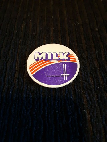 Vintage CARDBOARD PULL TAB MILK CAP Red White Blue | eBay