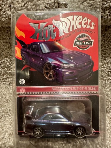 Hot Wheels RLC Nissan Skyline GT-R R34 (BNR34) - Purple - Super Nice ...