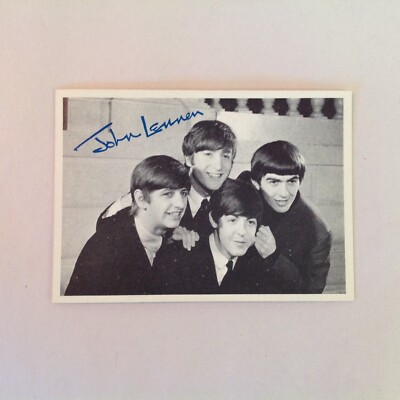 Vintage 1964 Topps Beatles Cards 2nd Series B&W Card No. 77 Beatles ...
