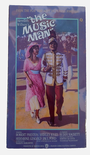 "THE MUSIC MAN" VHS. ALL-AMERICAN MUSICAL CLASSIC! PRESTON / JONES ...