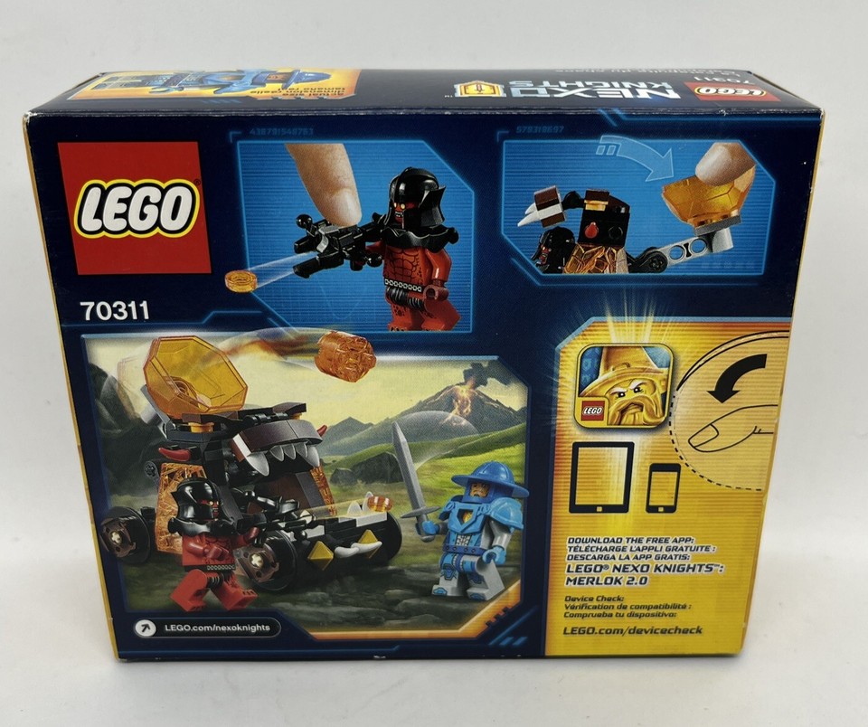 LEGO 70311 NEXO KNIGHTS Chaos Catapult 93 pcs 2016 Sealed Brand NEW USA ...