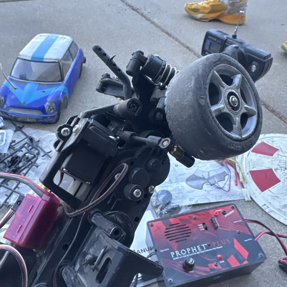 Tamiya BMW Rover Mini Cooper M03 M03L Chassis Remote And More Used ...