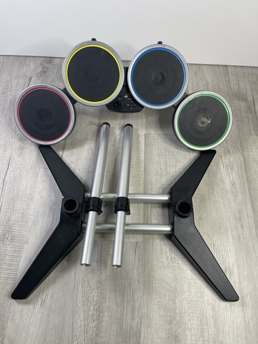 Rock Band Harmonix PS3 PS4 Wireless Drum Set Pads & Stand Model PSDMS2 ...
