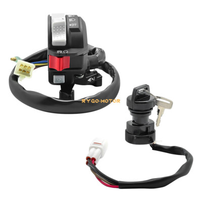Start Stop Switch Headlight & Ignition Key Switch for Yamaha Big Bear ...