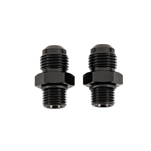2PCS 6AN Male Flare to M12 x 1.5mm Male Metric Fitting Adapter ...