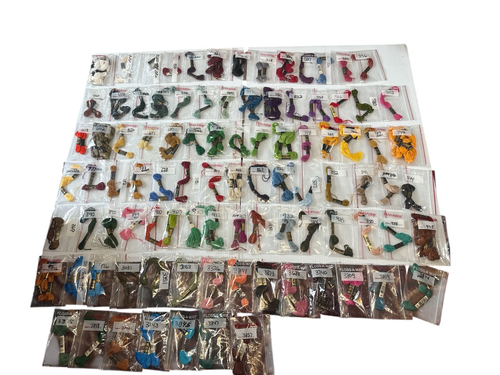 Lot of 162 Skeins DMC 25 Embroidery Thread Mixed Colors Floss | eBay