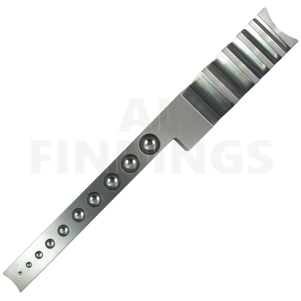 15" Steel Doming Forming Die Block, Grooves Half-Spheres, Shaping ...