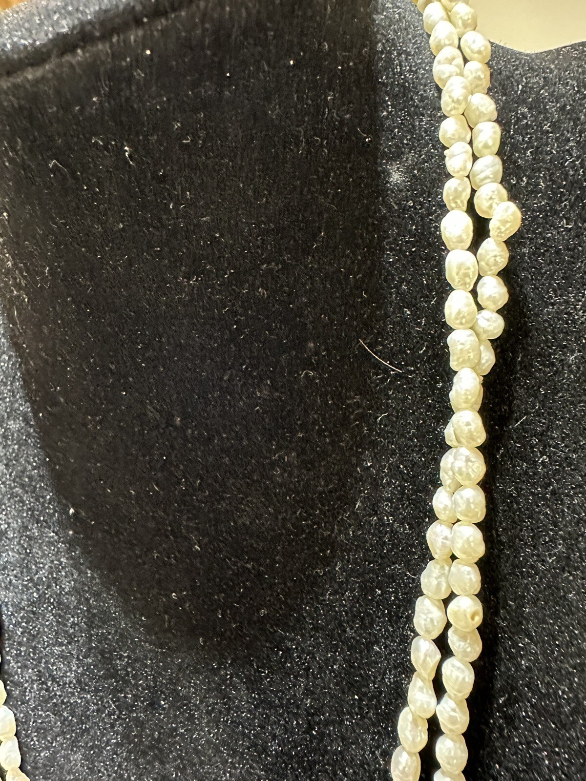 21” Single Strand Rice Pearl Necklace - Gem