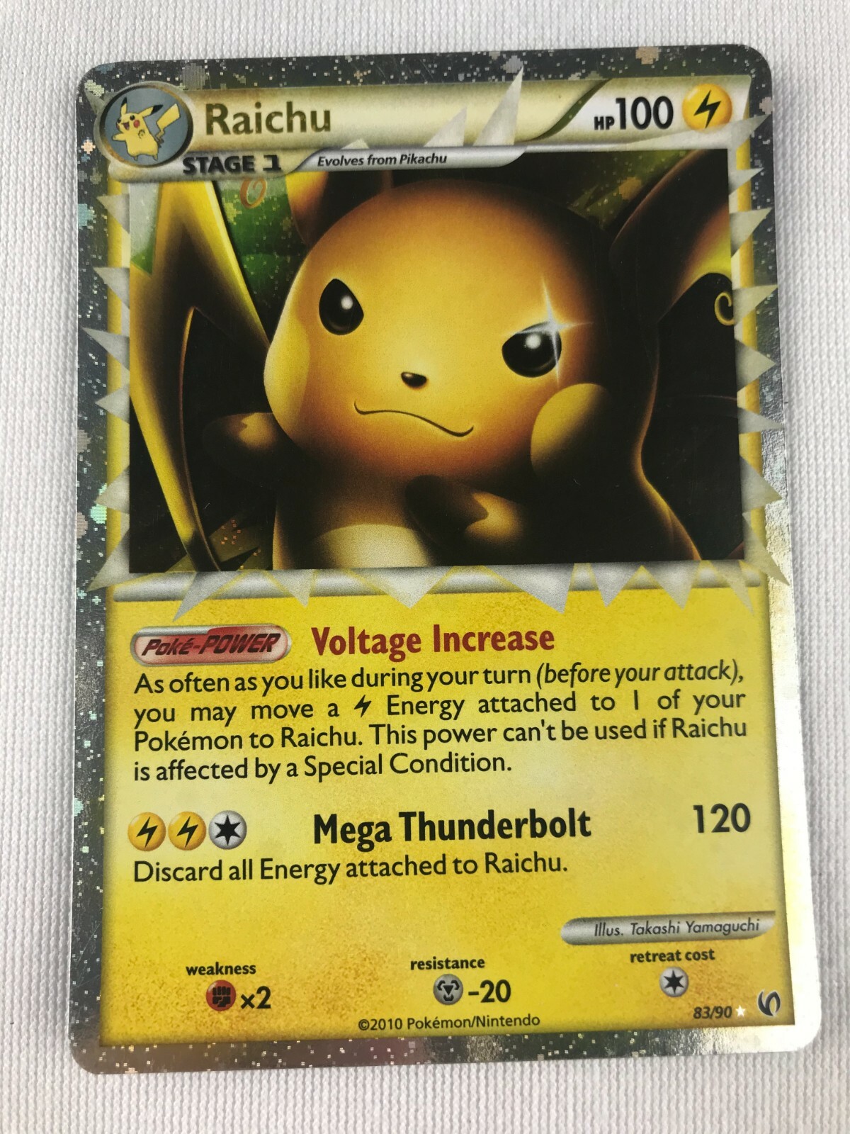 Mega Raichu Card