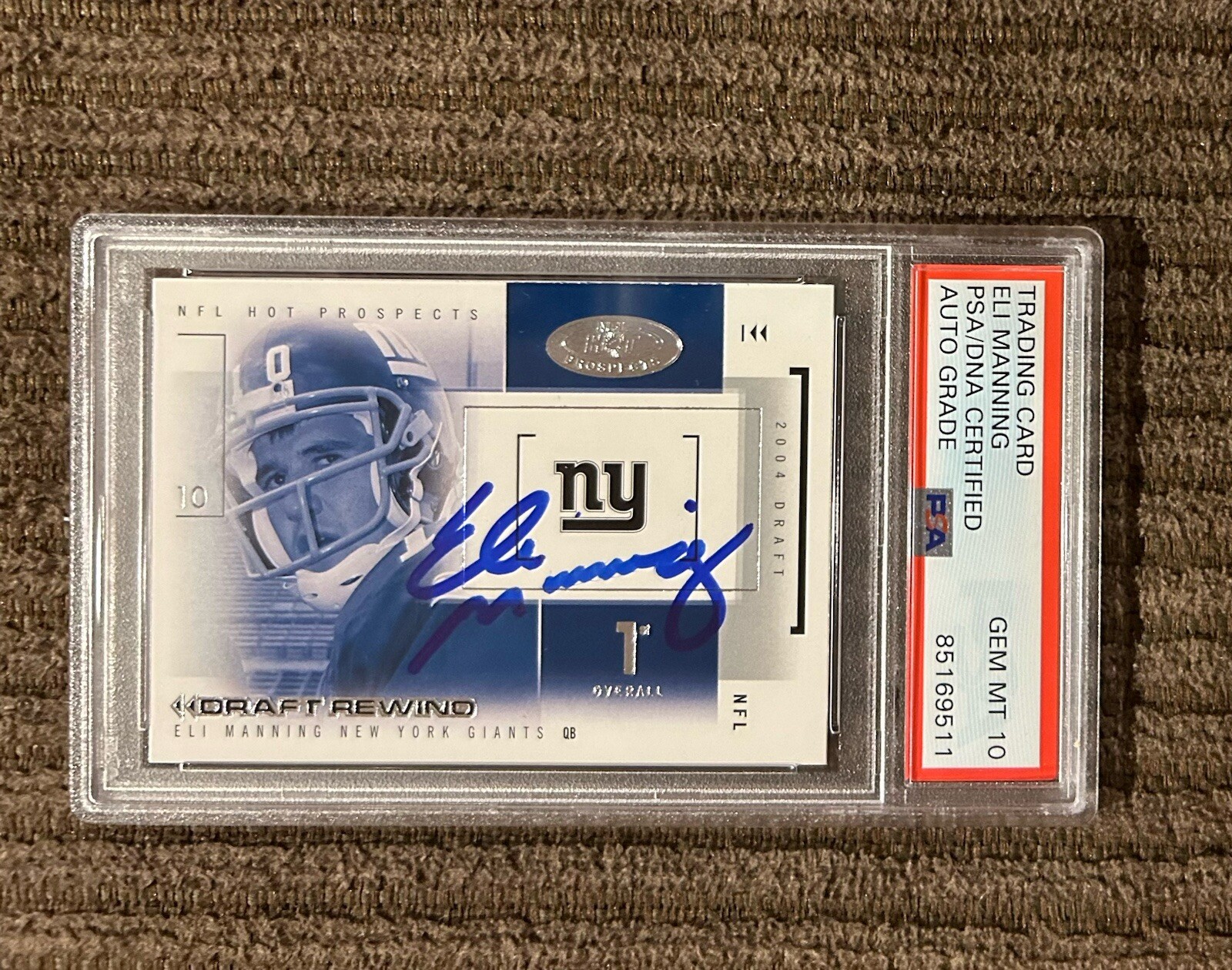 Eli Manning | Autographed Football Memorabilia & NFL Merchandise