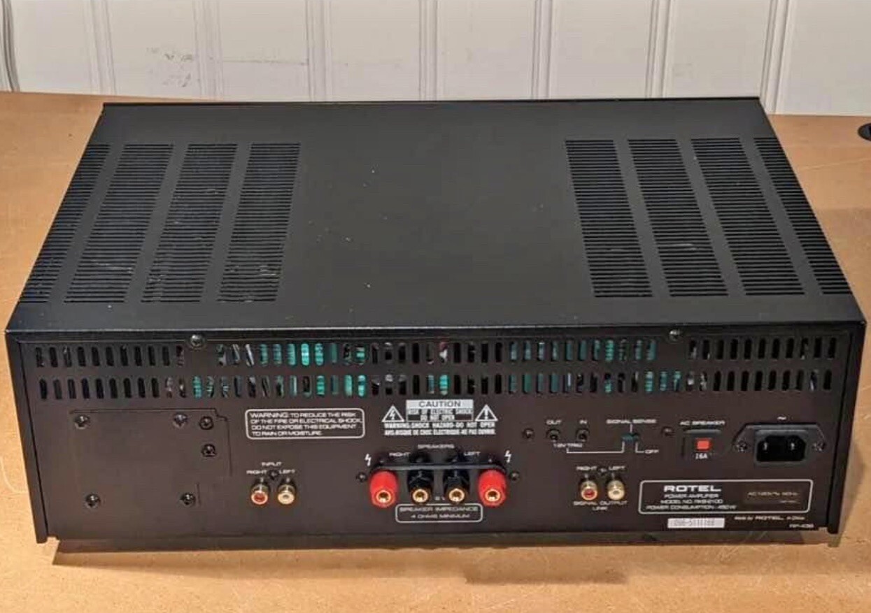 Rotel RKB-2100 2 Channel 200W 2 X 100W Black Power Amplifier | eBay