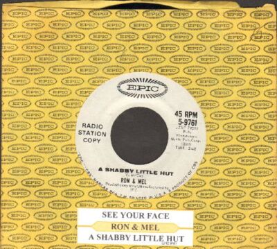Ron & Mel - A Shabby Little Hut Epic 9761 Promo Vinyl 45 rpm Record | eBay