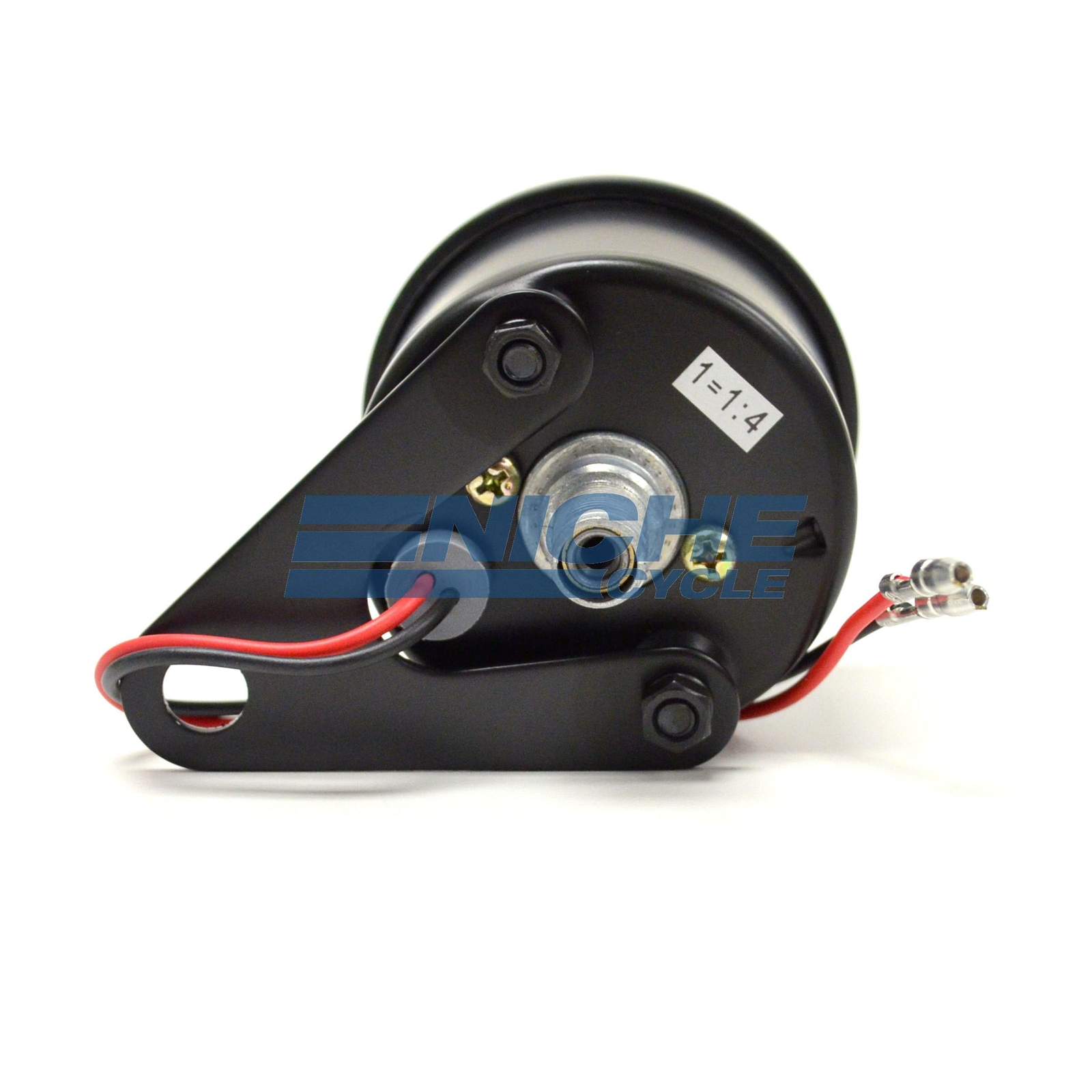 Mini Tach Universal Black Motorcycle Mechanical 12K RPM Tachometer ...