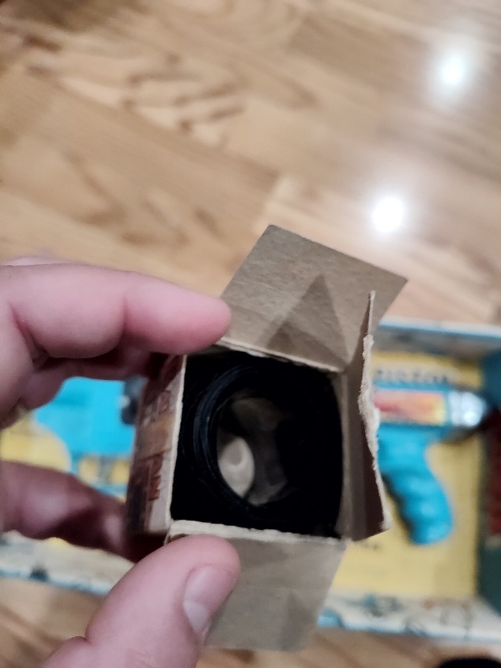 RARE 1966 BATMAN MARX TOY CO. PICTURE PISTOL COMPLETE IN ORIGINAL BOX ...