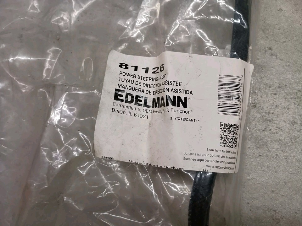 Power Steering Return Line Hose Assembly-Return Line Assembly Edelmann ...