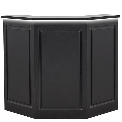 Curved Reception Desk with LED Lighting Receptionist Counter Valencia ...