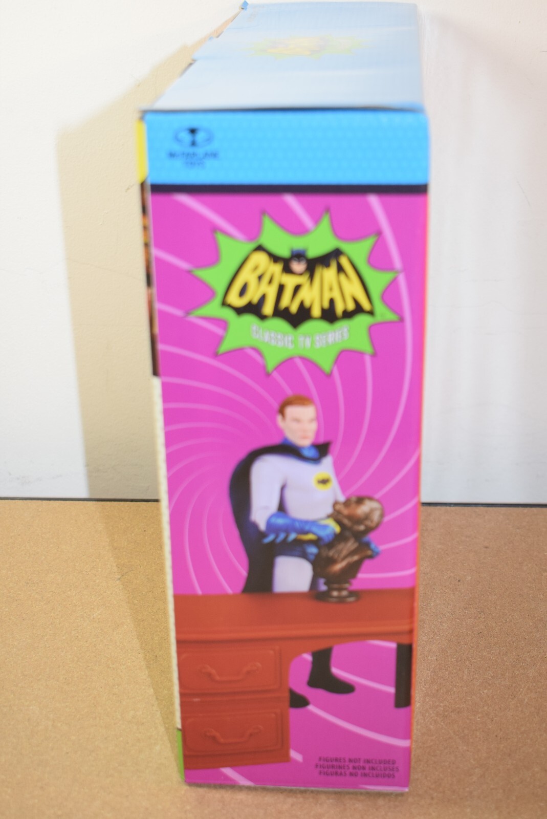 McFarlane DC BATMAN Retro 1966 TV Series WAYNE MANOR LIBRARY Action ...