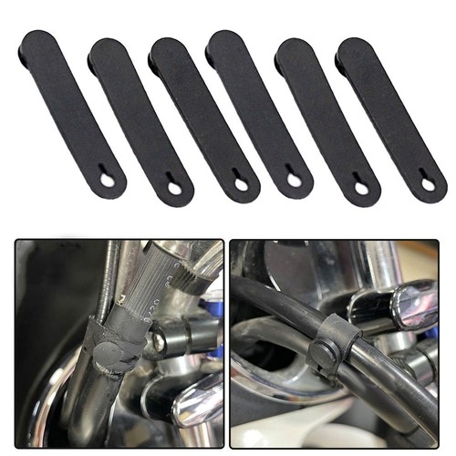 6/12PCS Rubber Motorcycle Cable Securing Ties Motorcycle Motorcross ...