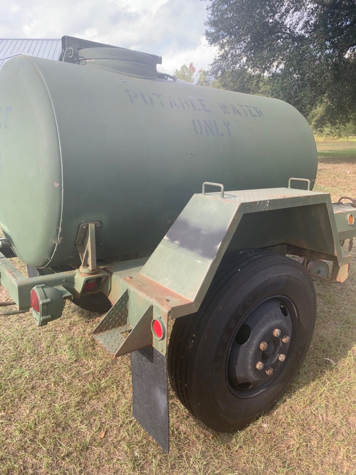 Water tank trailer - military surplus 2008 400 gallon water buffalo ...