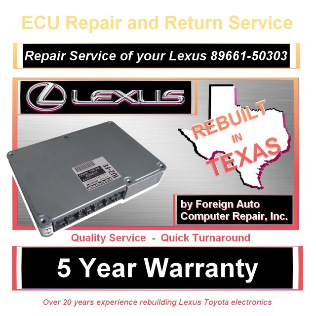 1996 Lexus Ls400 ECU Engine Computer 89661-50303 1uzfe for sale online ...