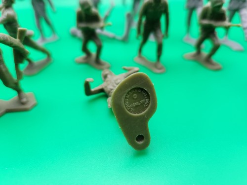 Vtg Marx Plastic Toy Soldiers Mixed Lot Of 17 Used Toy Soldiers | eBay