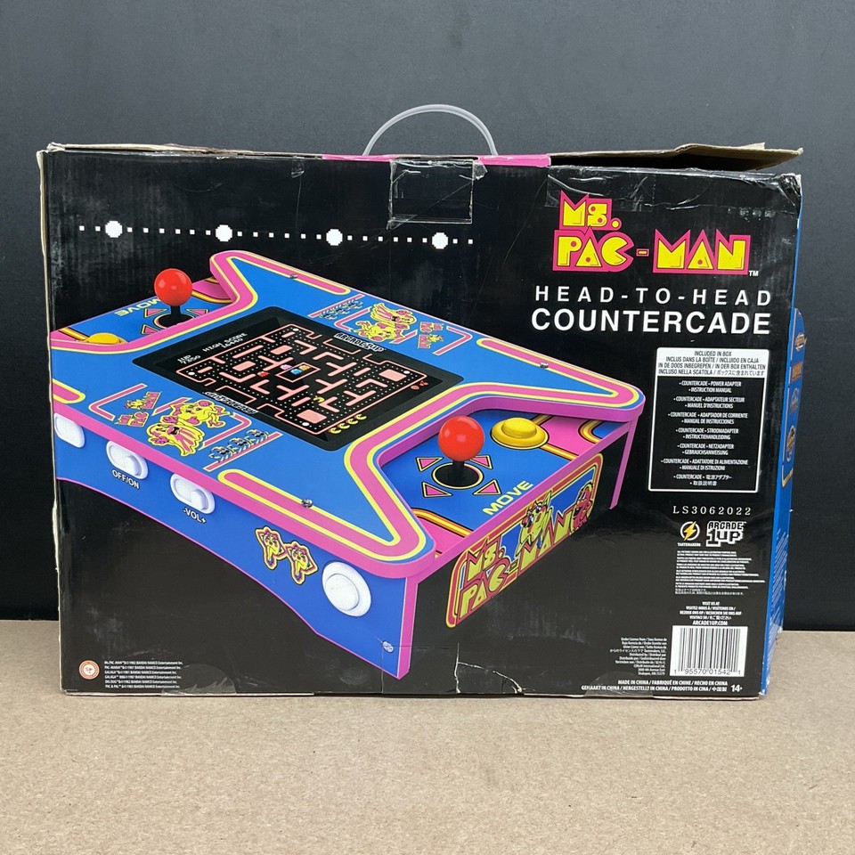 Arcade1Up Ms. PAC-MAN Head To Head Countercade Classic Arcade Game | eBay