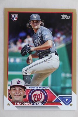 Thaddeus Ward - 2023 Topps Update Baseball Gold Parallel #/2023 ...