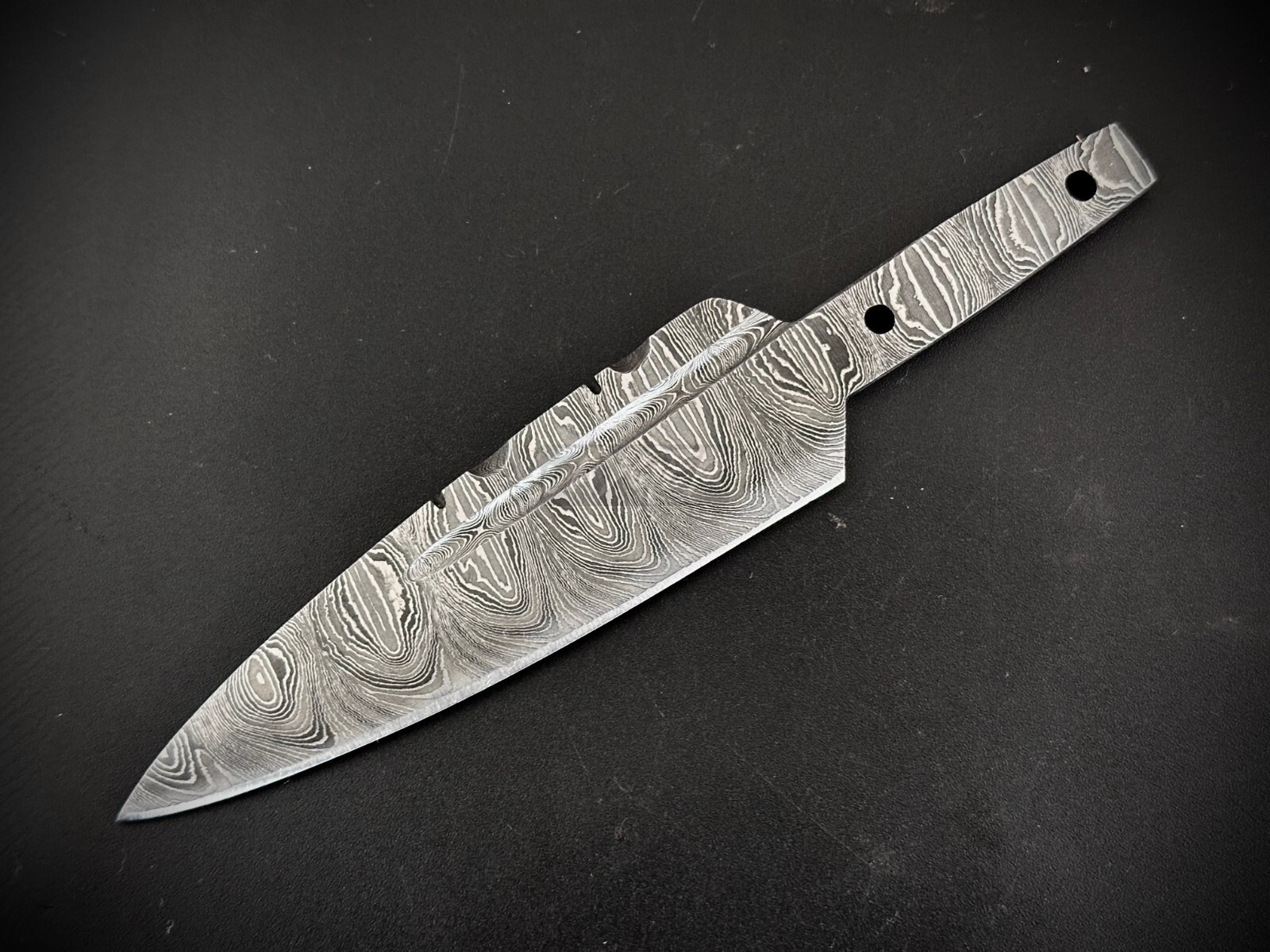 Handmade Sgian Dubh Blank Blade | Heat treated Damascus Steel | File ...