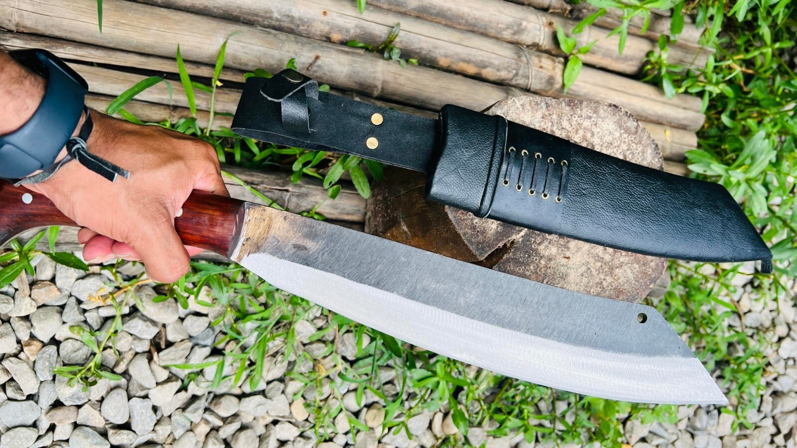 EGKH-12 inches Hand forged Thai Parang knife-Jungle Knife-Parang ...