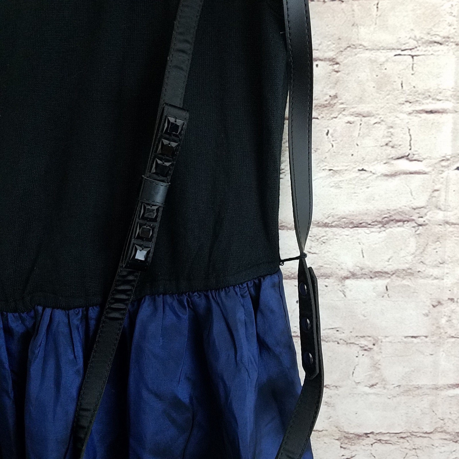 MiXT Heidi Weisel Sweater Dress Cap Sleeve Belted A Line Taffeta Lined ...