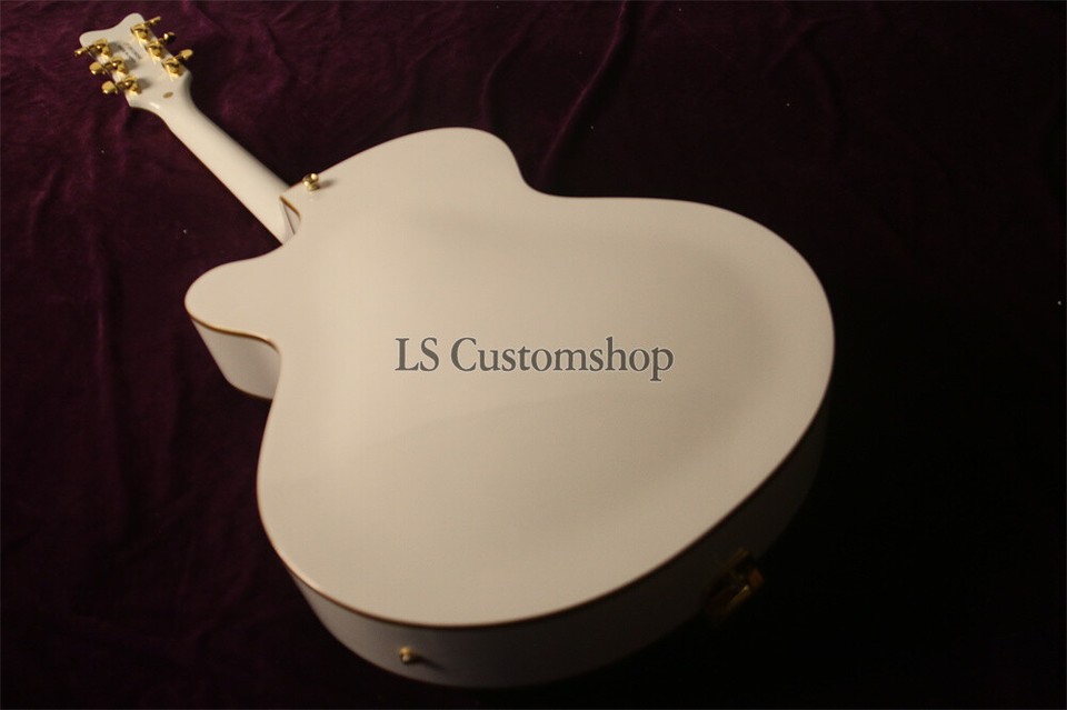 G6136T Vintage '59 Falcon Electric Guitar White Hollow Body Factory ...